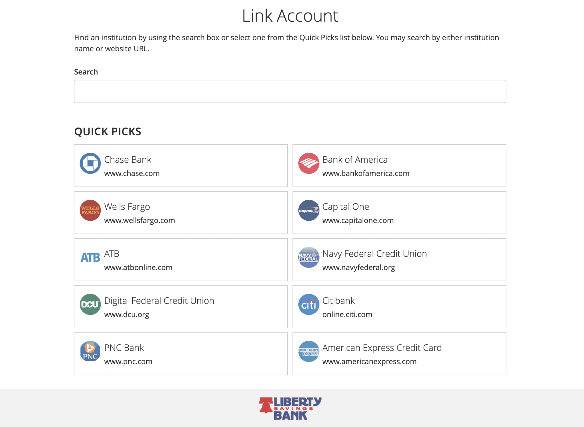Linking Accounts | Liberty Savings Bank
